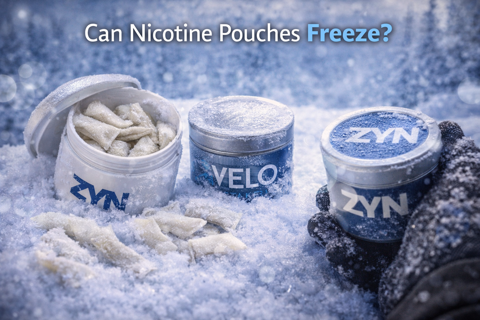 Can Nicotine Pouches Freeze? – Nic Pouch Cans