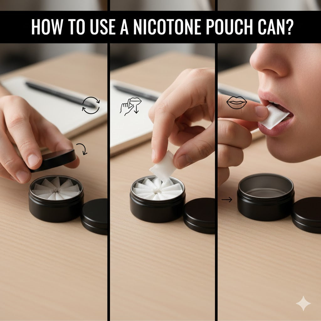 How to Use a Nicotine Pouch Can: Load, Carry, Clean – Nic Pouch Cans