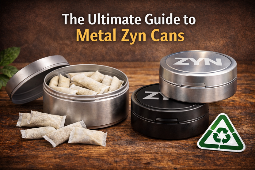 The Ultimate Guide to Metal Zyn Cans – Nic Pouch Cans