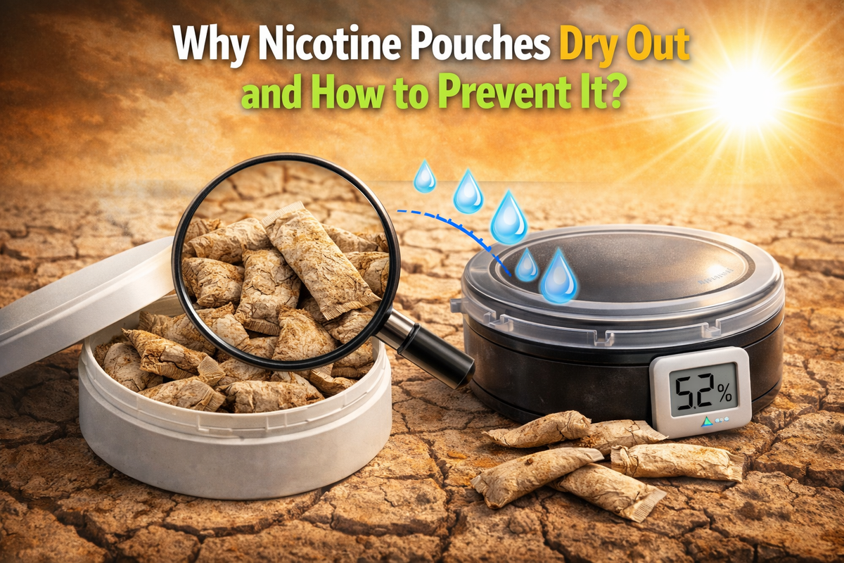 Why Nicotine Pouches Dry Out And How to Prevent It – Nic Pouch Cans