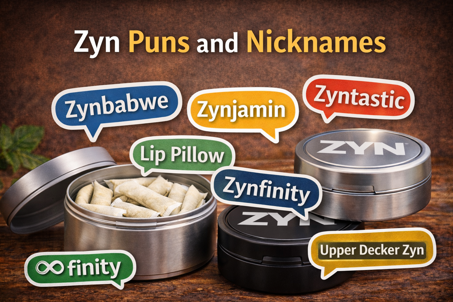 Zyn Puns and Nicknames – Nic Pouch Cans